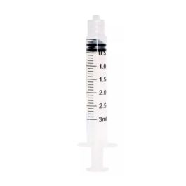 SERINGA HIPODERMICA 3ML C/ AGULHA (LUER LOCK) MEDIX
